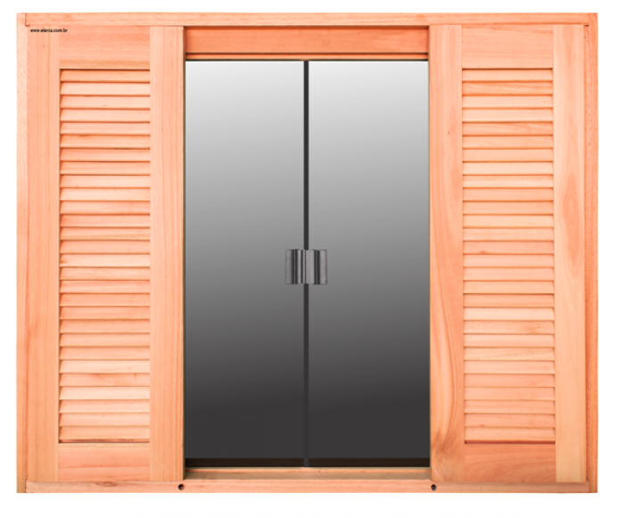 JANELA DE ALUMÍNIO BRILHANTE 150 X 120 4 FOLHAS COM BASCULA - AJR ...